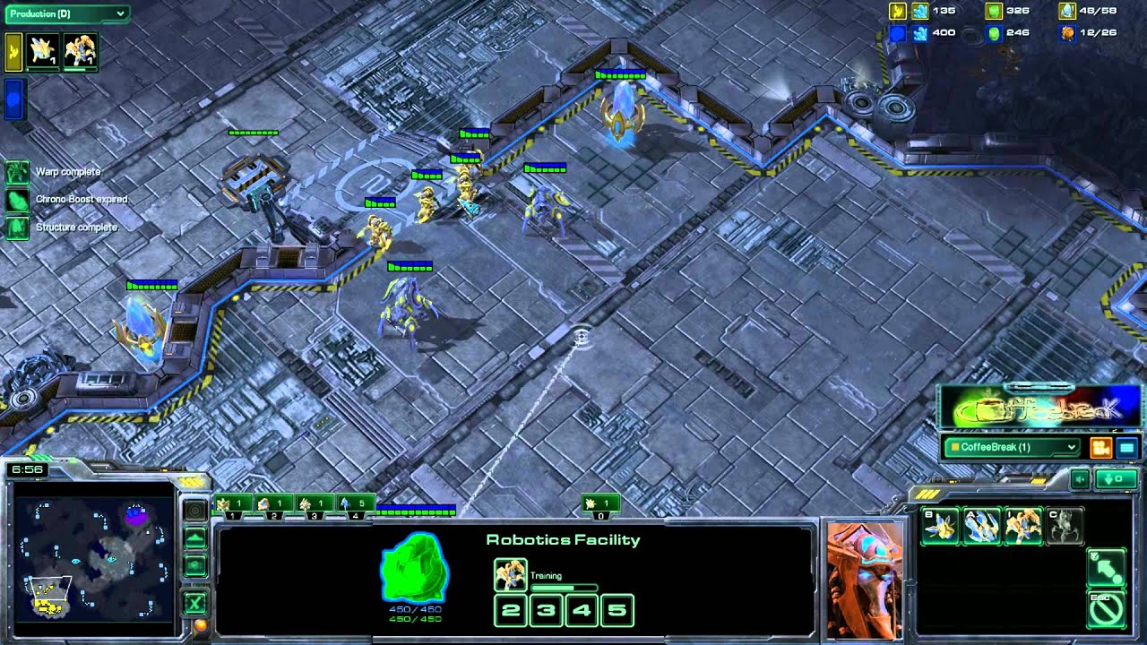 Starcraft 2: Protoss Basics: 3-Gate Robo - YouTube