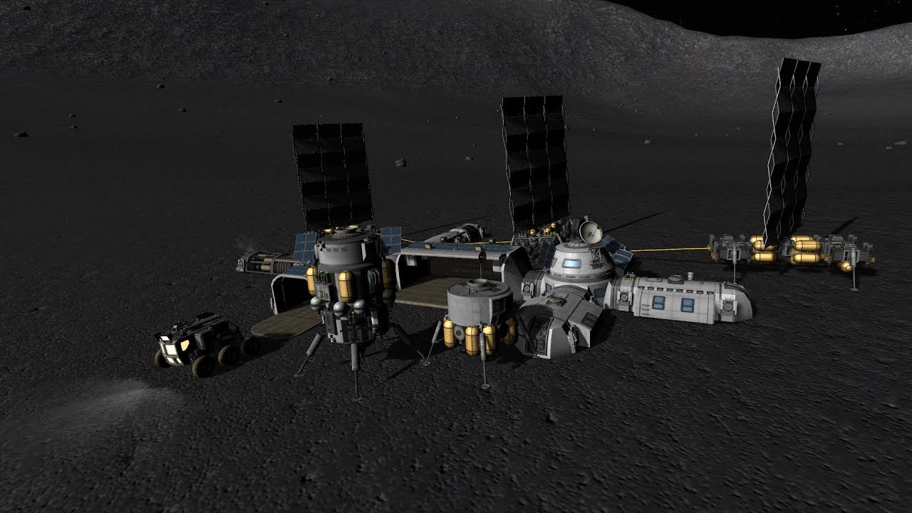 Huge Kerbal Space Program Base
