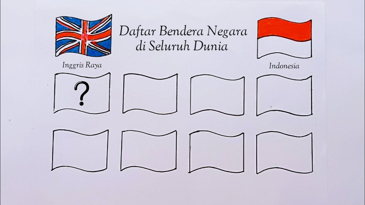 Daftar Bendera Negara di Seluruh Dunia - YouTube