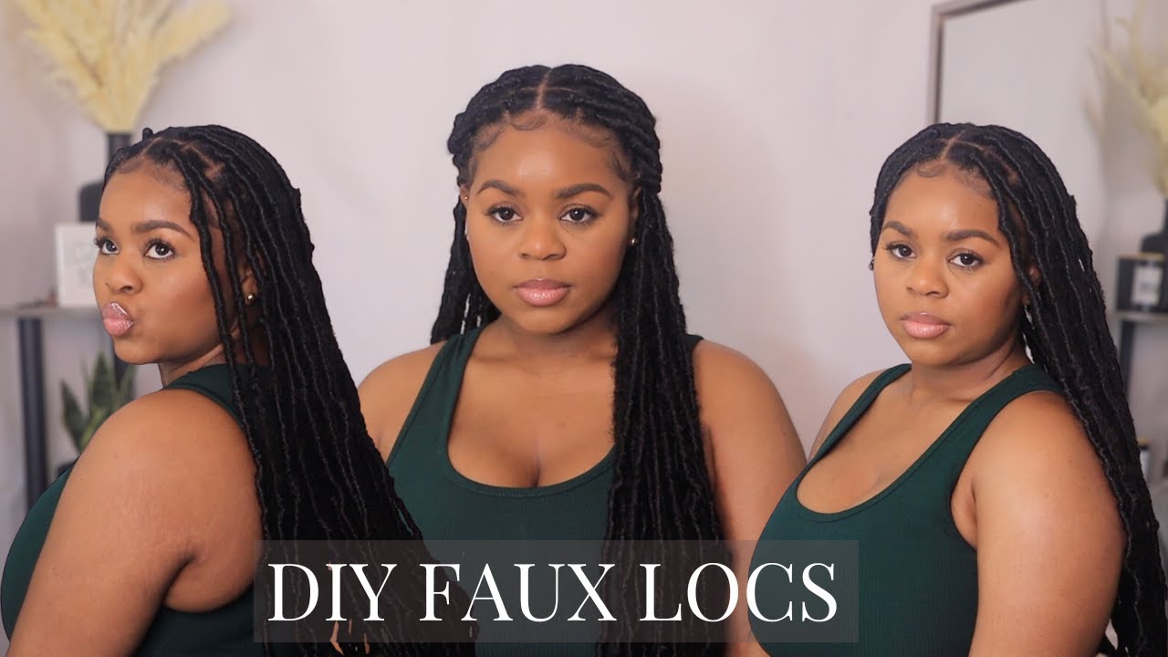 HOW TO: Detailed DIY Faux Locs Tutorial - YouTube