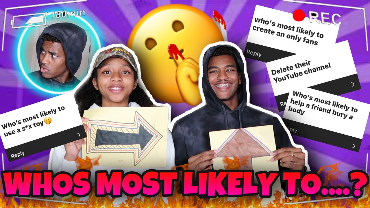 WHO'S MOST LIKELY TO WITH MY SISTER! | CHAD LUCHEY VLOGS & DREW ...