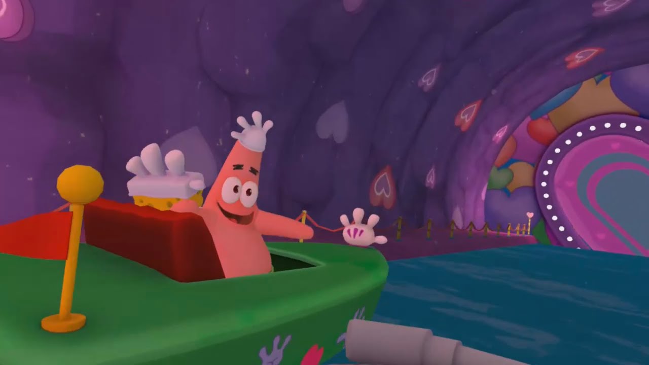 Glove World! SpongeBob Virtual Reality Rollercoaster! - YouTube