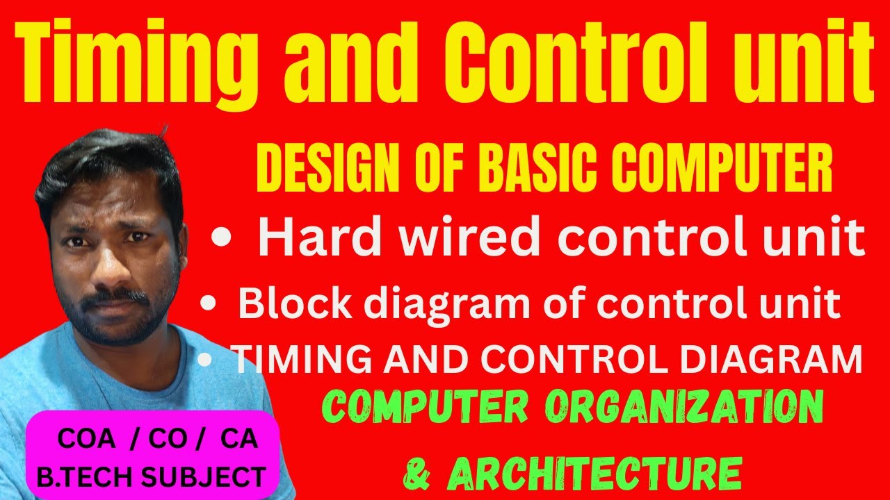 Timing and Control / Basic Computer of Control Unit / Control Timing ...