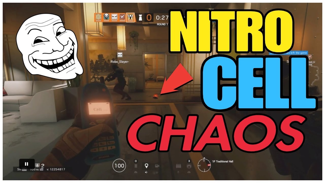 Nitro Cell CHAOS - Rainbow Six Siege Compilation - YouTube