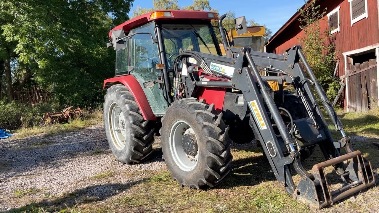 Köp Traktor Case IH JX90U med frontlastare på Klaravik - YouTube