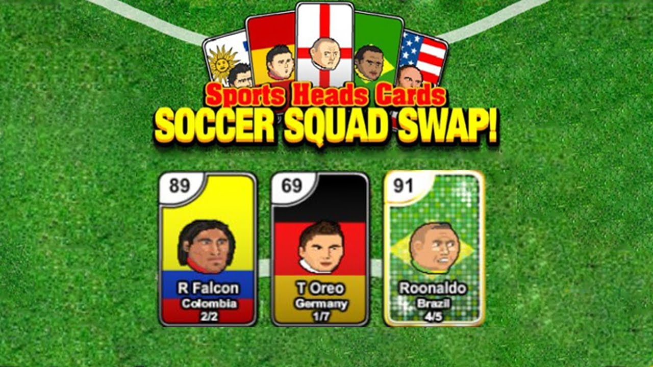 Sports Heads Cards: Soccer Squad Swap - Flash PC Game Full Walkthrough ...