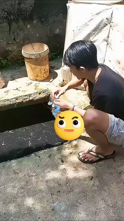 LIHAT GUYS MANCING IKAN DI GORONG-GORONG DEPAN RUMAH ‼️ #shorts #fishing #mancing - YouTube