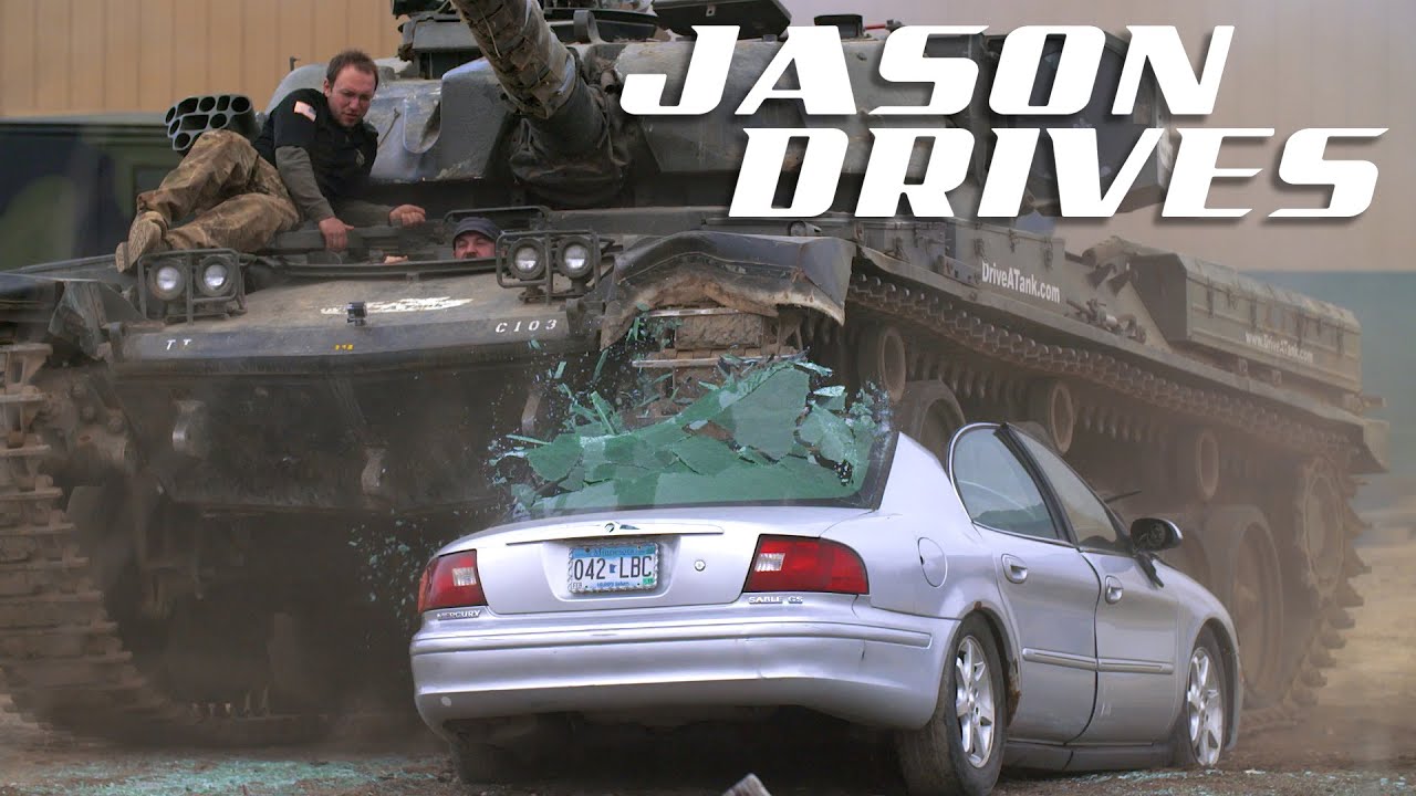 What It's Like To Drive A Tank | Jason Drives - YouTube