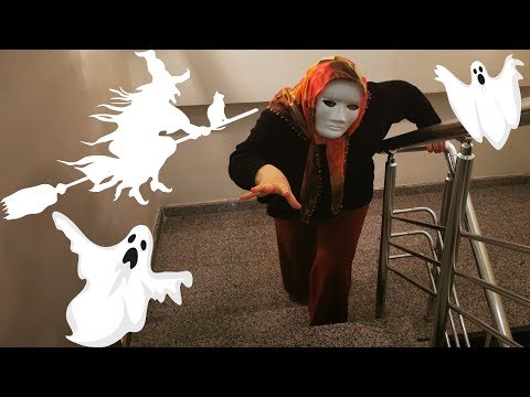 (SAFHA GELDİ )Merdivenli evden garip sesler duyduk galiba yaşlı cadı teyze var. Nereye Saklansam ki