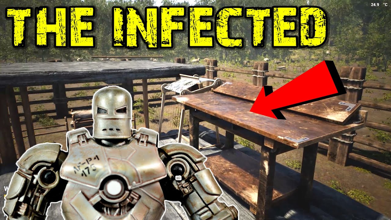 Crafting Battle Armor with a Bunch of Scrap! - The Infected Gameplay ...
