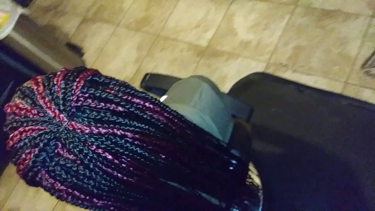 Checkers Box Braids - YouTube