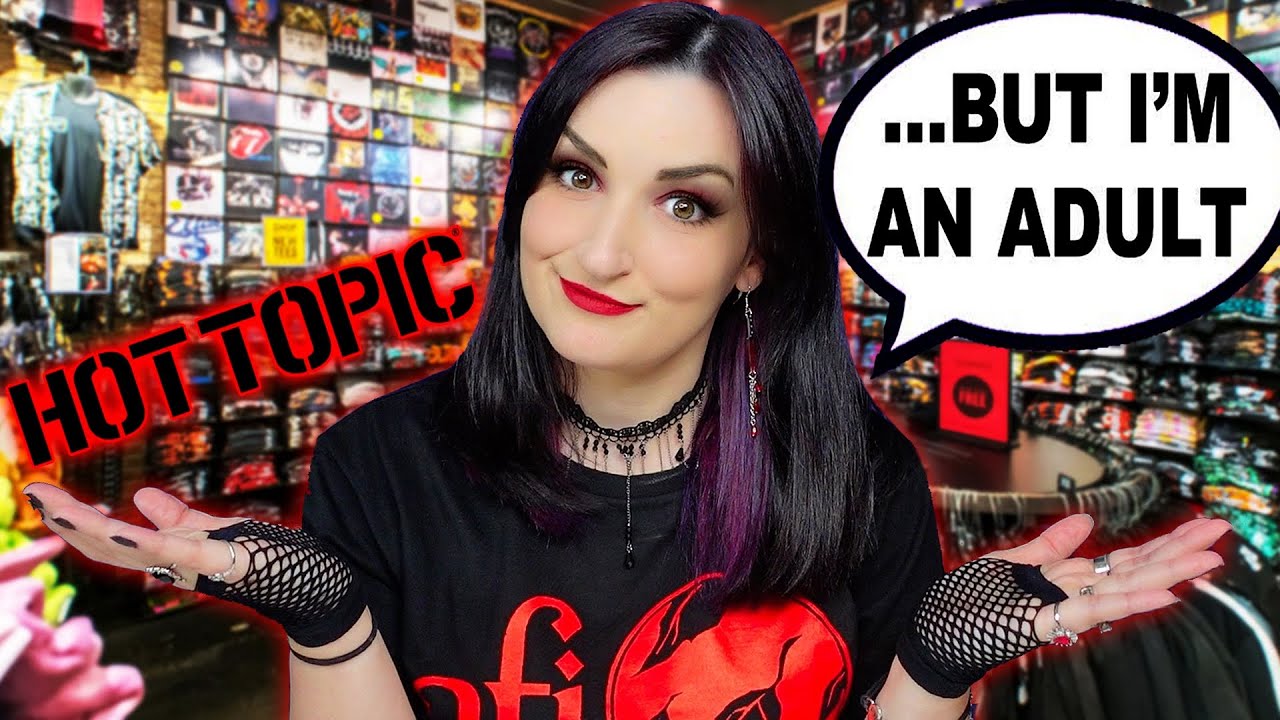 I Gave Myself A Hot Topic Makeover ...but I'm a 30 Year Old Lady - YouTube