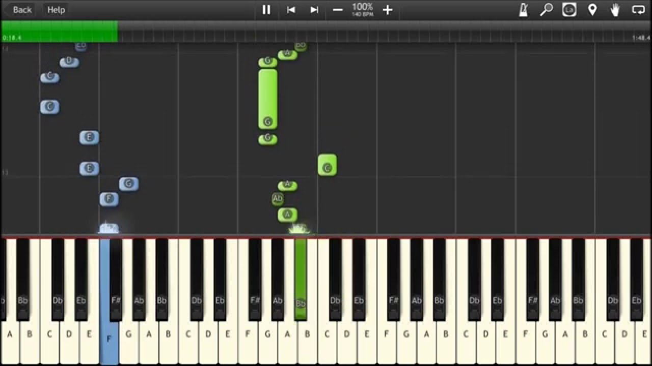 Aero the Acro-Bat - Main Theme on Piano (Synthesia) - YouTube