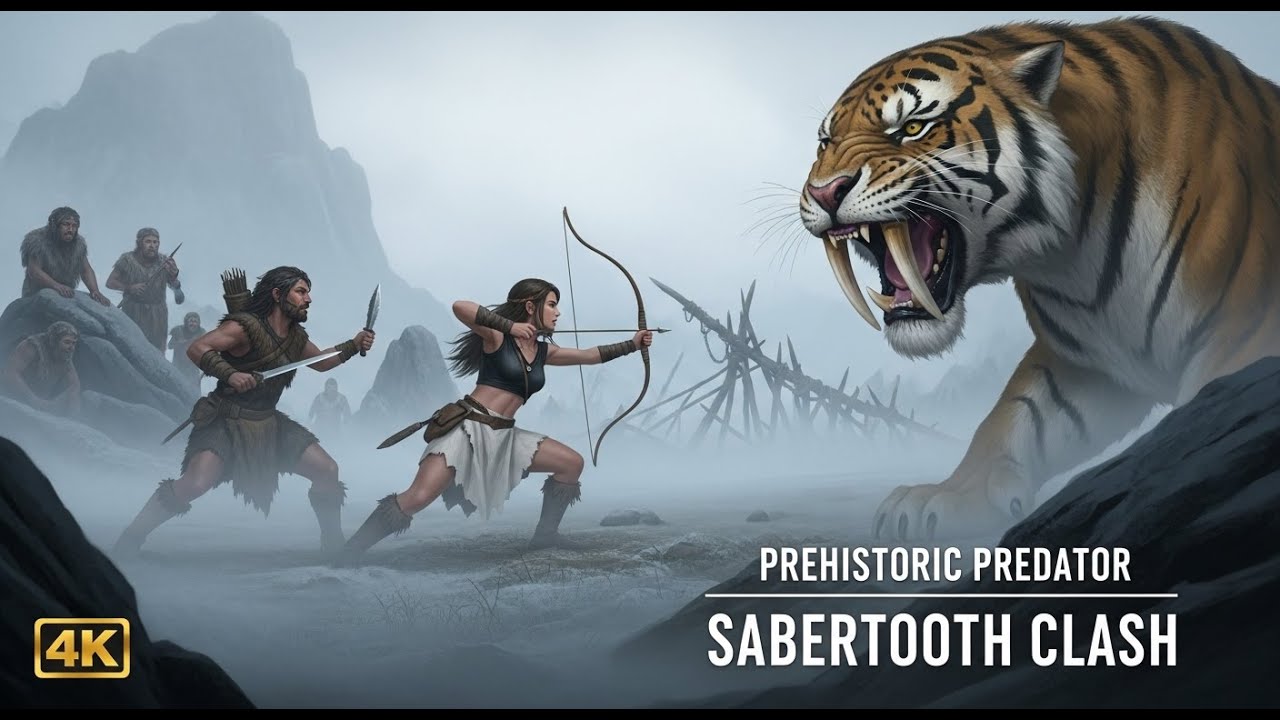 TIME TRAP: Lyra & Rex Hunt Sabertooth Tiger in Prehistoric World! - YouTube