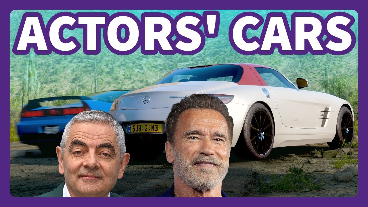 Best Actors' Car Challenge! Rowan Atkinson's NSX vs Arnold ...