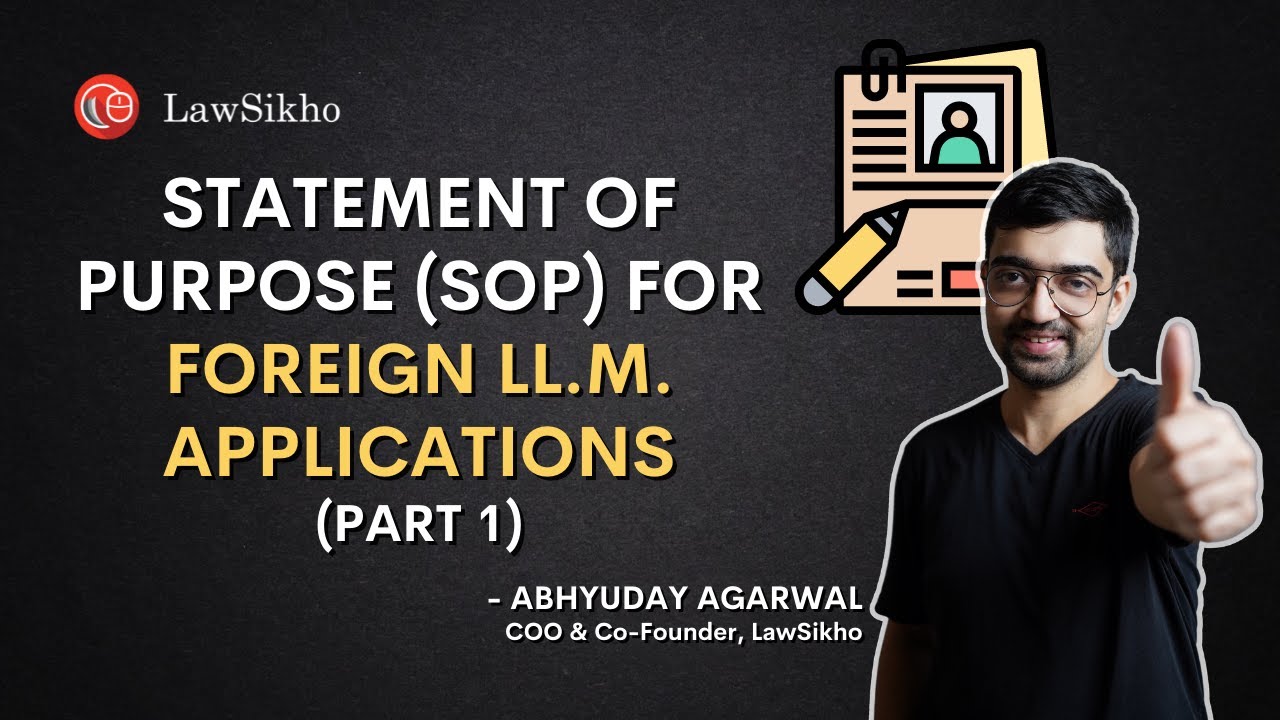 How To Write a Perfect Statement of Purpose(SOP) for Foreign LLM ...