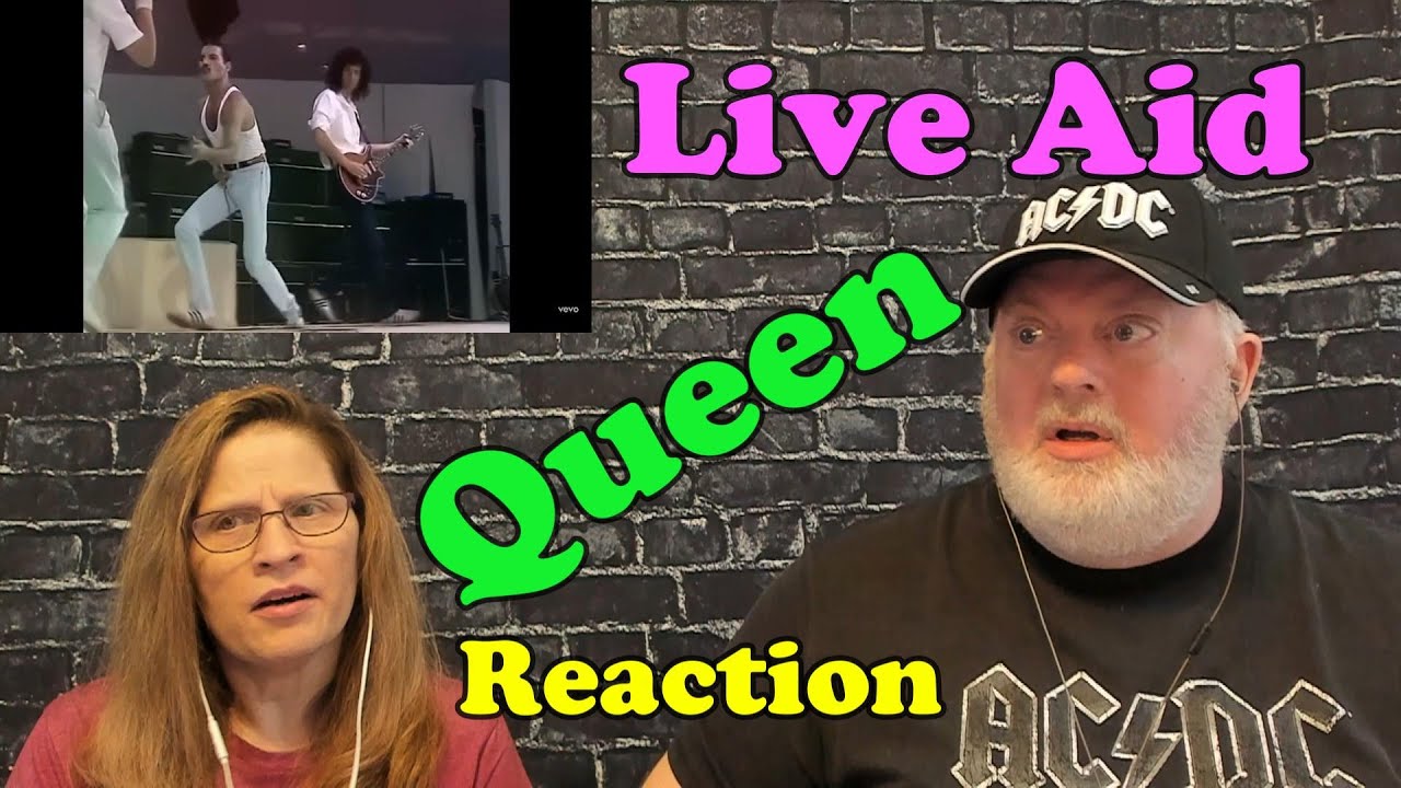 Unedited Version of our Reaction to Queen at Live Aid - YouTube