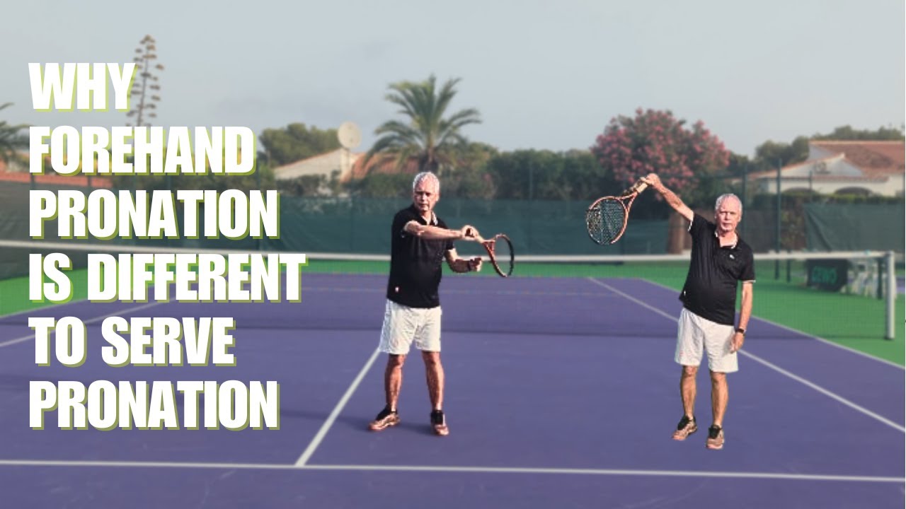 Why Pronation Works Differently on the Serve and Forehand - YouTube