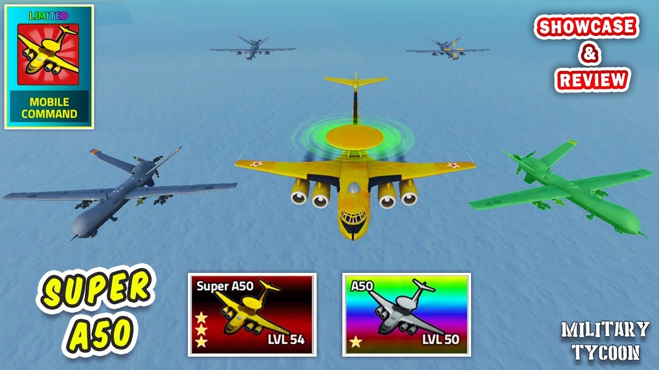 LE SUPER A50 & Normal A50 | Showcase & Review | Military Tycoon Roblox ...