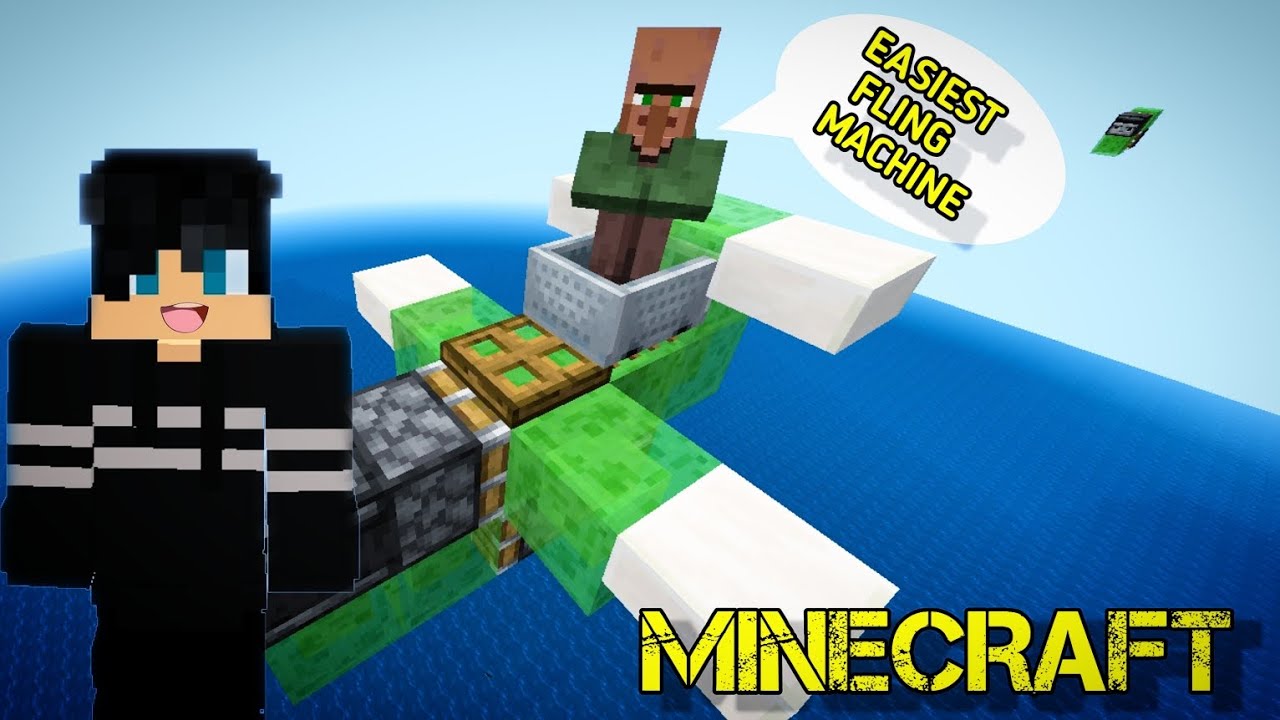 How to make flying machine in Minecraft Pe | FLYING PLANE IN MINECRAFT ...