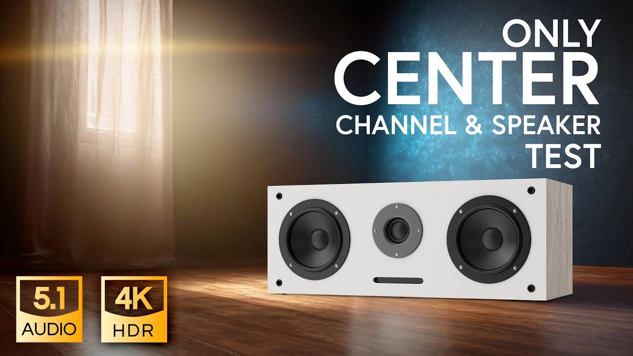 CENTER speaker volume and cleraty test 5.1 Dolby Surround - YouTube