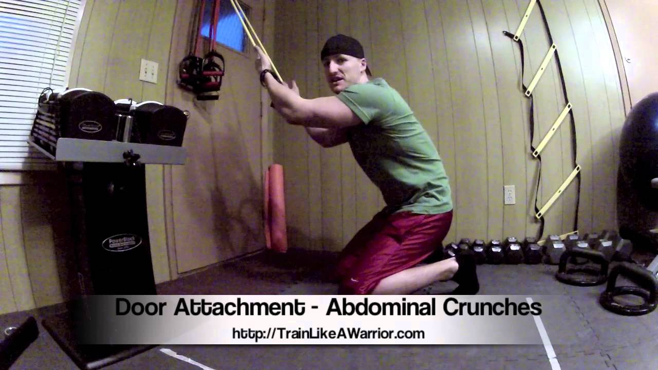 Door Attachment - Ab Crunches - YouTube