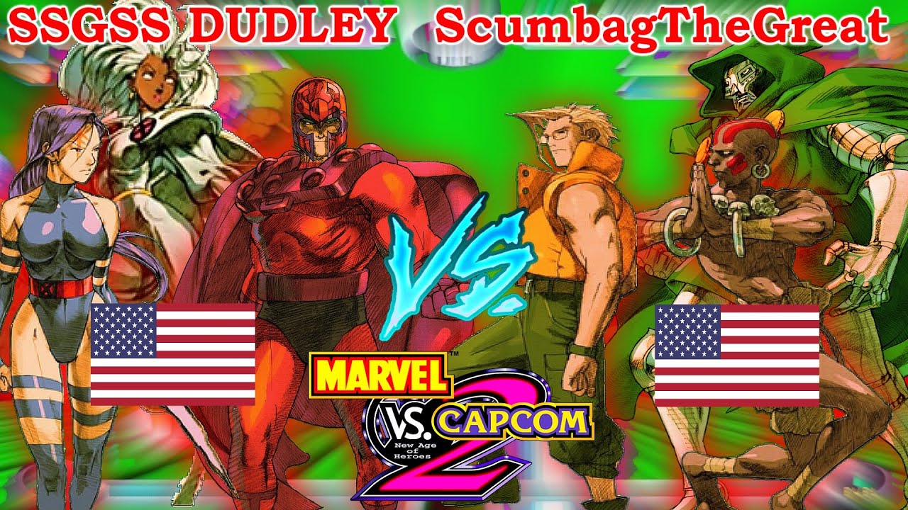 Marvel vs Capcom 2: New Age of Heroes - SSGSS DUDLEY vs ScumbagTheGreat ...