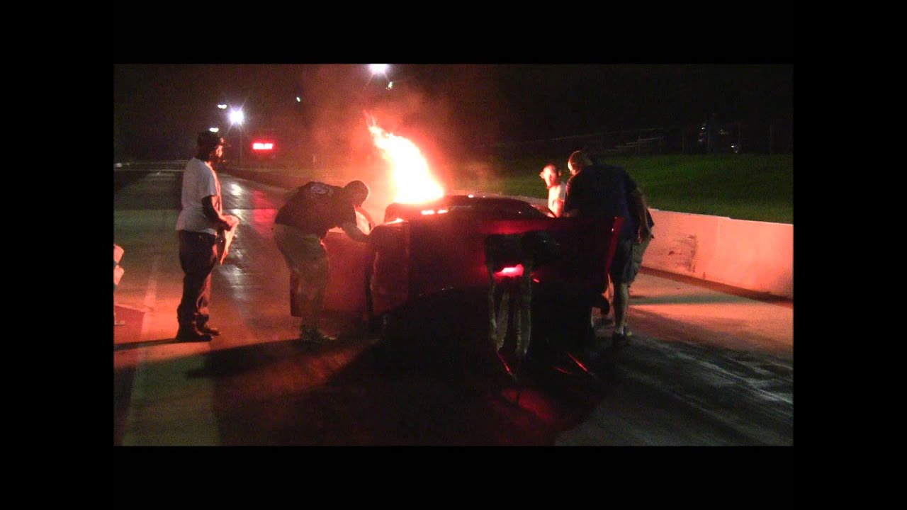 Lassiter Mountain Mt Pro Mod Nitrous Fire Gary Wells - YouTube