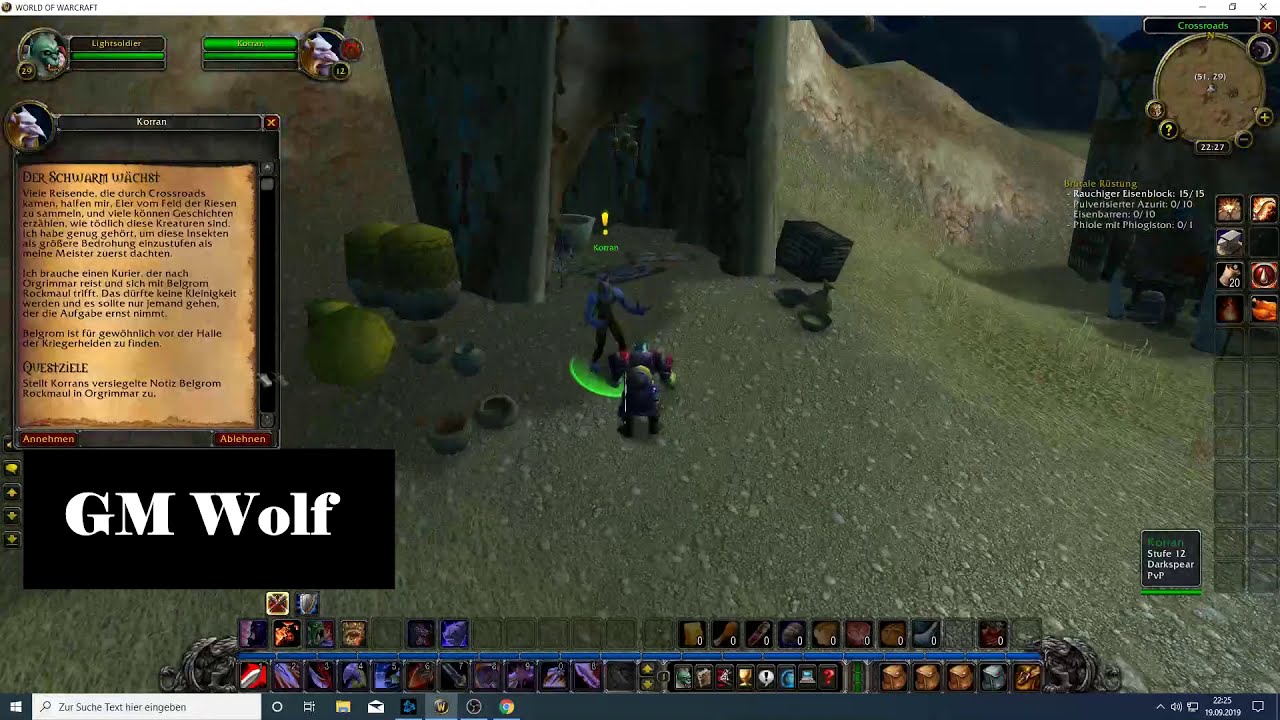 Der Schwarm Wächst | The swarm grows | WoW Quest | GM Wolf | World of ...
