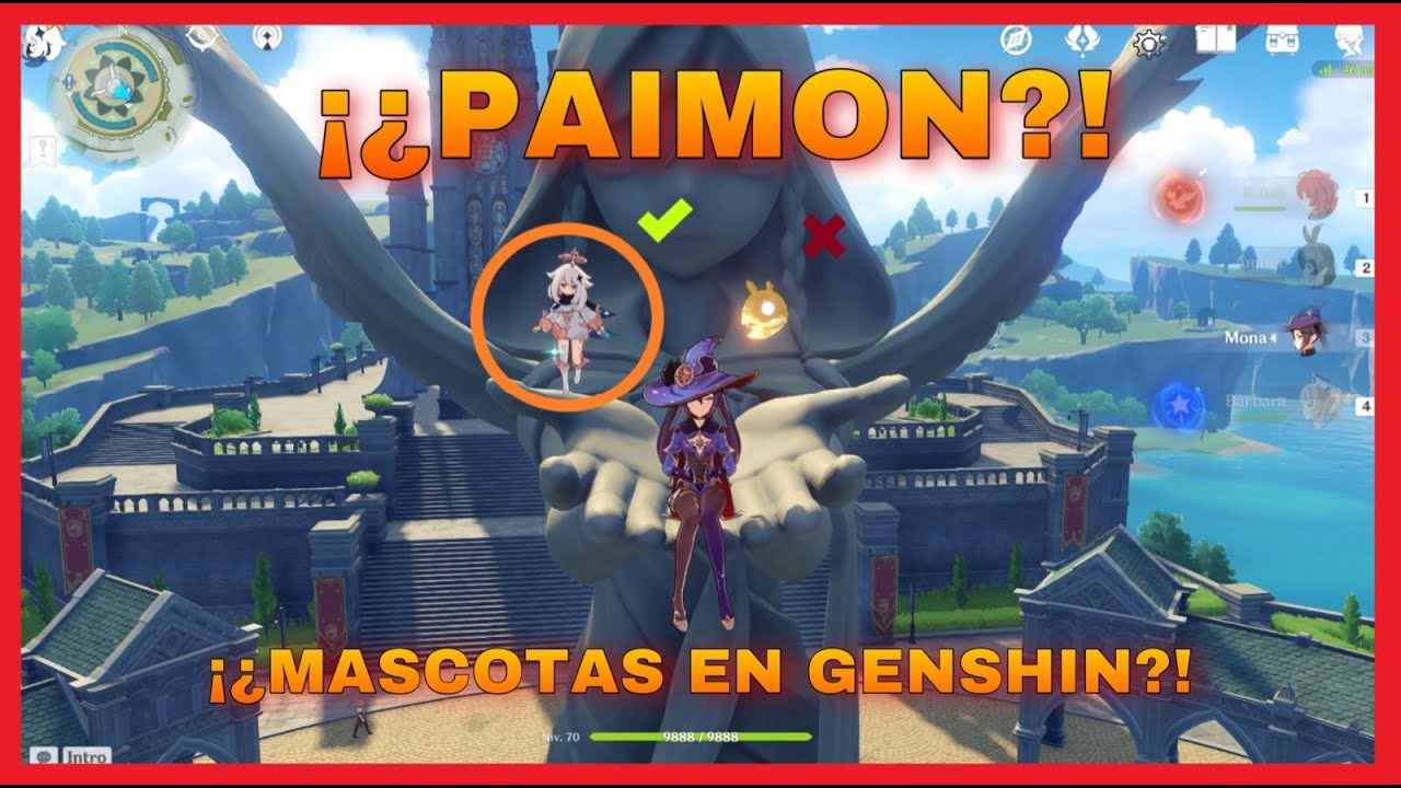 😱MASCOTAS en GENSHIN IMPACT😱| ¡¿PAIMON como MASCOTA!? | MASCOTAS en ...