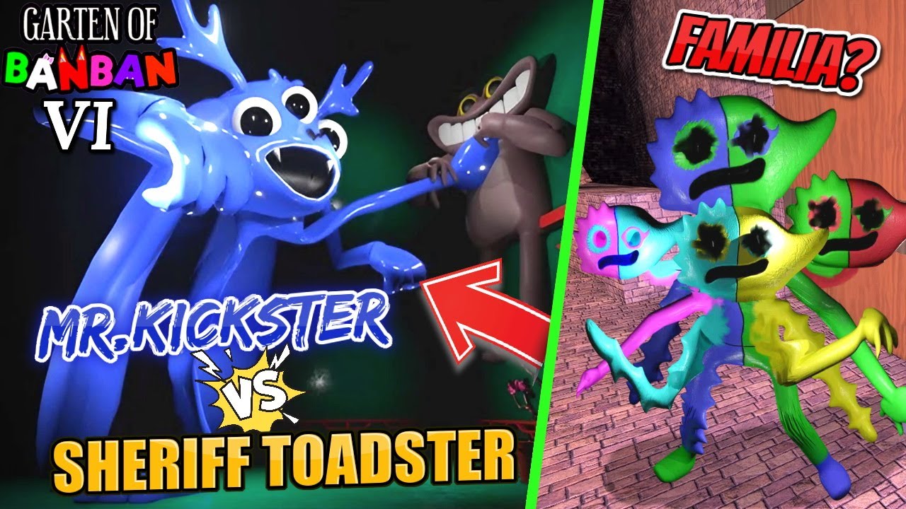 ¡Mr.KICKSTER vs SHERIFF TOADSTER Y LA FAMILIA DE BITTERGIGGLE EN GARTEN ...