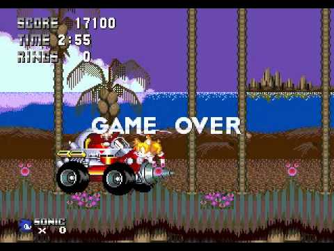 Sonic 2 Master Edition 3 - Game Over - YouTube