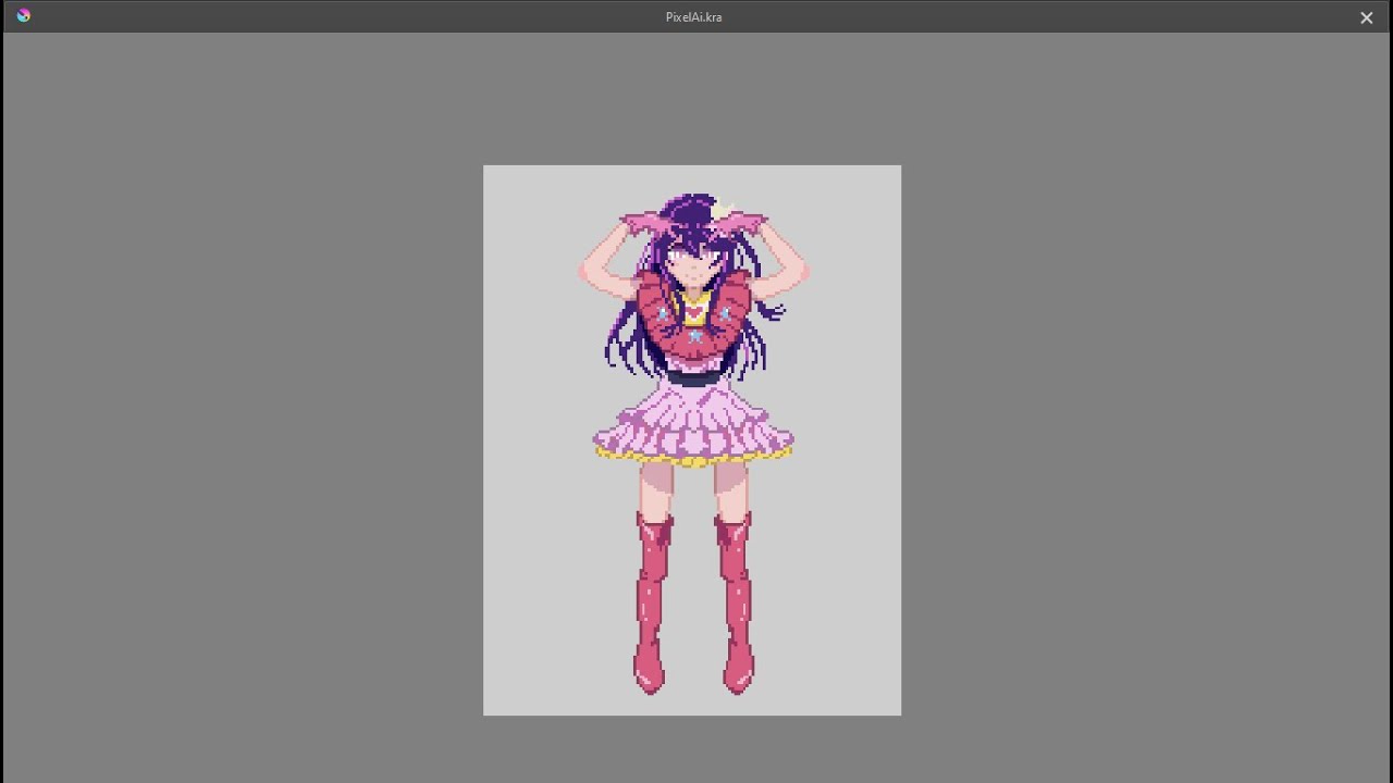 Pixel art speedpaint - Ai Hoshino (Oshi no Ko) - YouTube