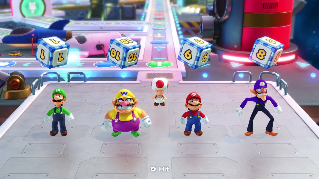 Party on Space Land (15 Turns) - Mario Party Superstars Gameplay - YouTube