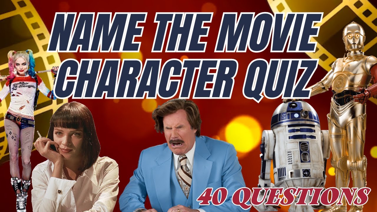 Guess the Movie Character Picture Quiz - YouTube
