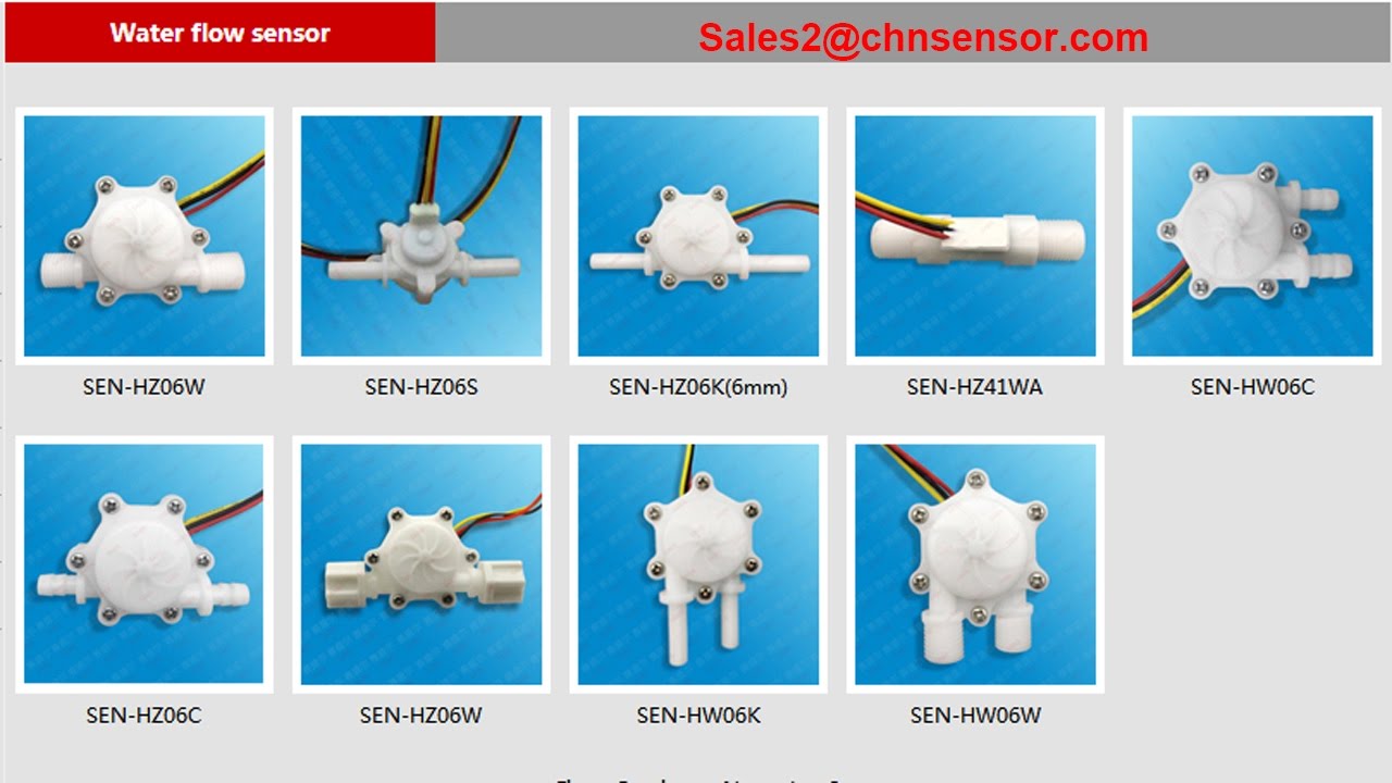POM Flow Sensor Food Grade Flow Meter - YouTube