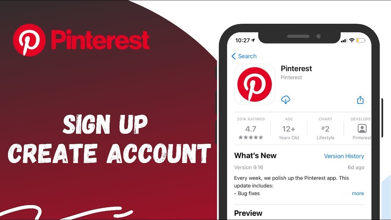 Pinterest Sign Up: How To Create New Pinterest Account on Mobile 2022 ...