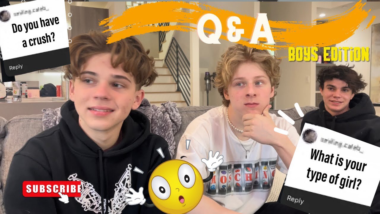 Q&A with the boys **SHOCKING** - YouTube