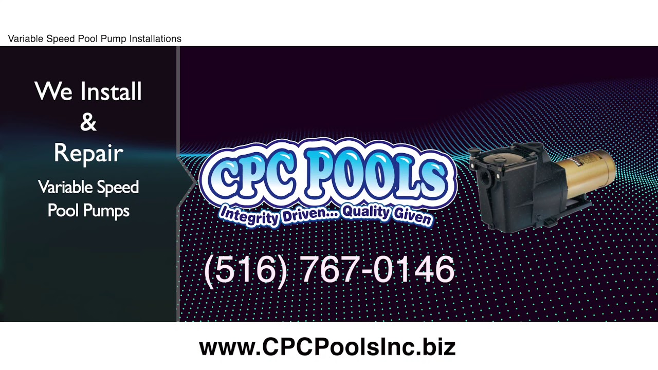 CPC Pools - Variable Speed Pumps Installations - YouTube