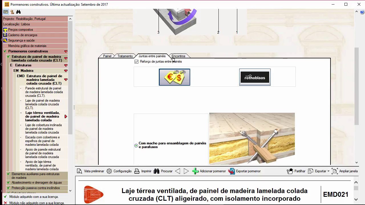 Novo módulo: Pormenores construtivos de painéis de madeira lamelada ...