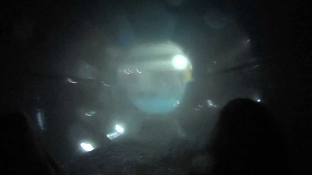 Hurricane Water Slide at Night - YouTube