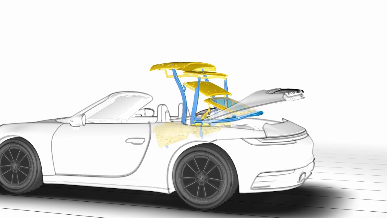 Panel bow convertible top & electric operated wind deflector on the new ...