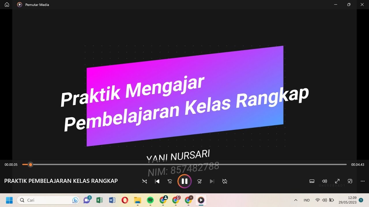 PRAKTIK PEMBELAJARAN KELAS RANGKAP - YouTube