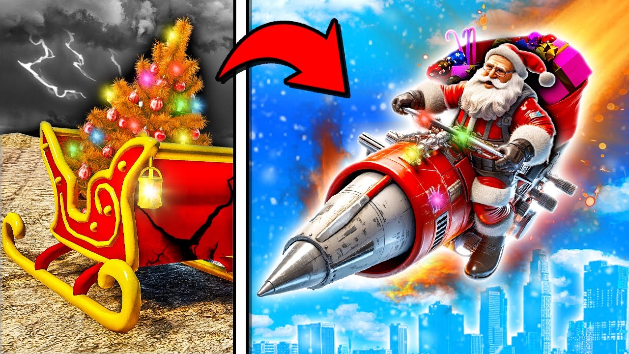 Upgrading Santa's Crappy SLEIGH in GTA 5! - YouTube