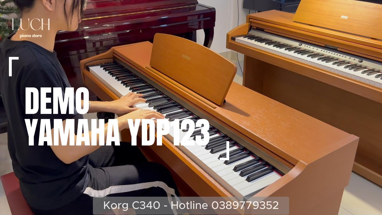 Đàn Piano Yamaha Ydp 123 l Demo âm thanh l LUCH Piano - YouTube