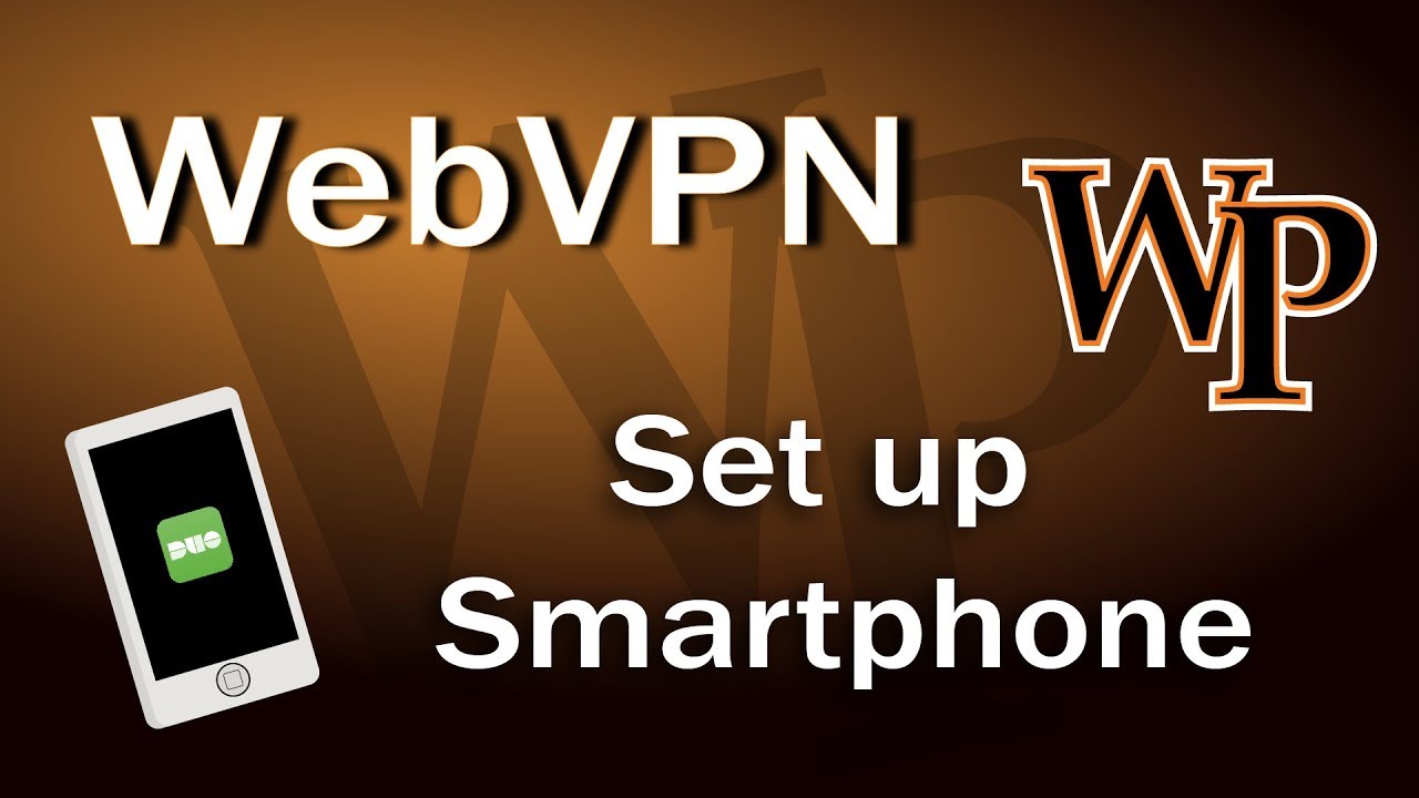 Set up webVPN Authentication (with a smartphone) - YouTube