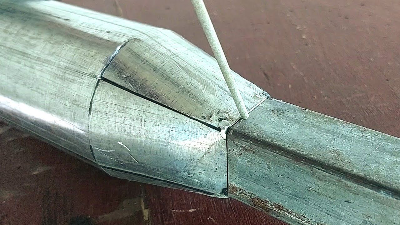 not everyone knows, welder tricks to weld pipe joints with square pipes ...