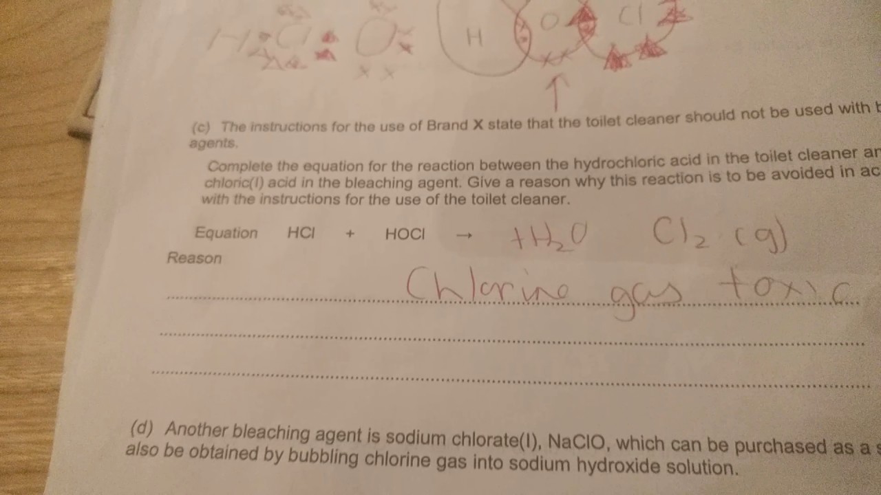 Question 2 hydrochloric acid conc - YouTube