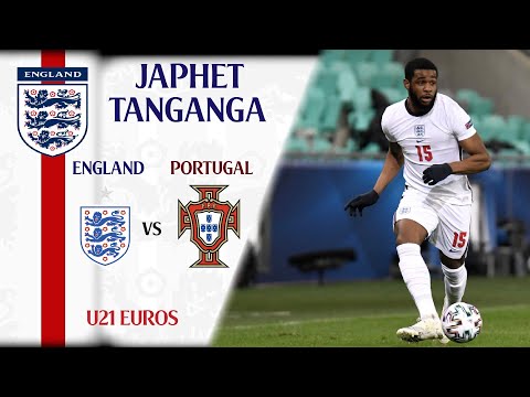 Japhet Tanganga Highlghts u21 Euros England vs Portugal