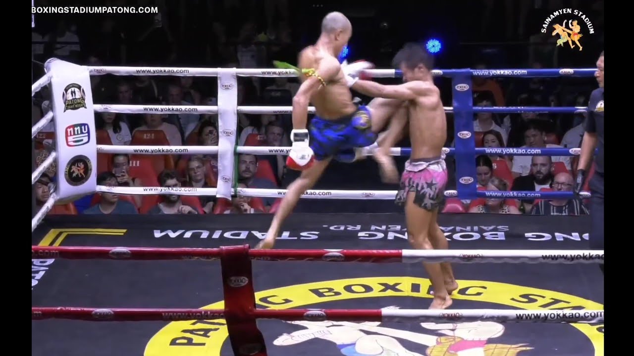 Yaima Lai second International fight in Thailand - YouTube